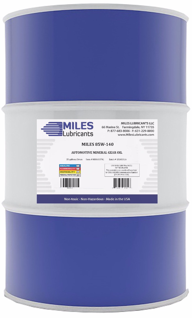 Miles 85w140 Gear Oil (400 Lb) Drum | Ave Petroleum